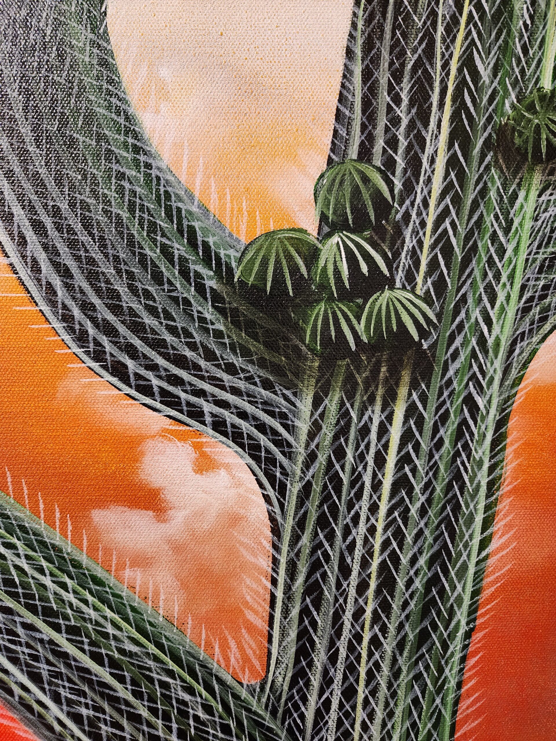 Wild Horses Eating Prickly Pears. – Victor Ferretiz Art